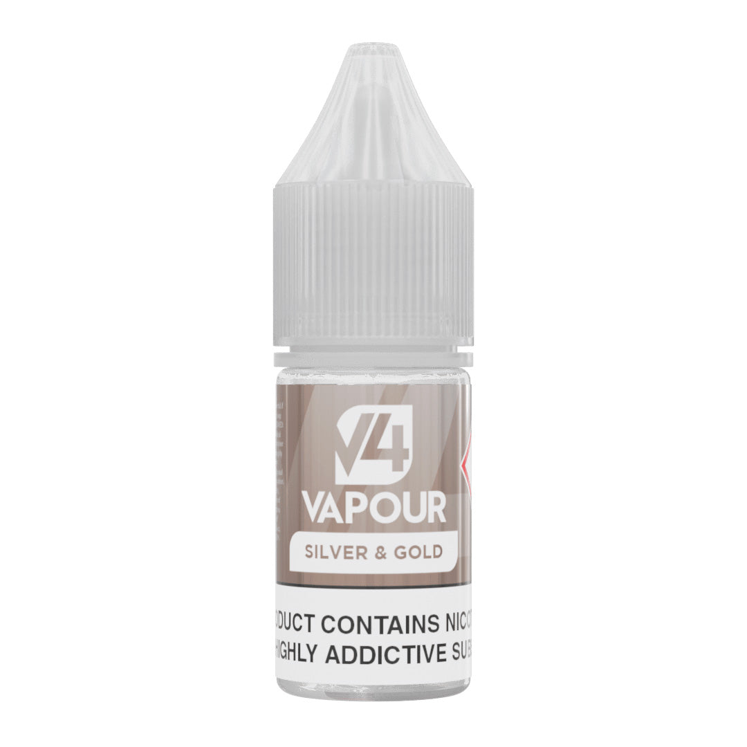 Silver & Gold 10ml E-liquid | V4 Vapour | Made in Britain